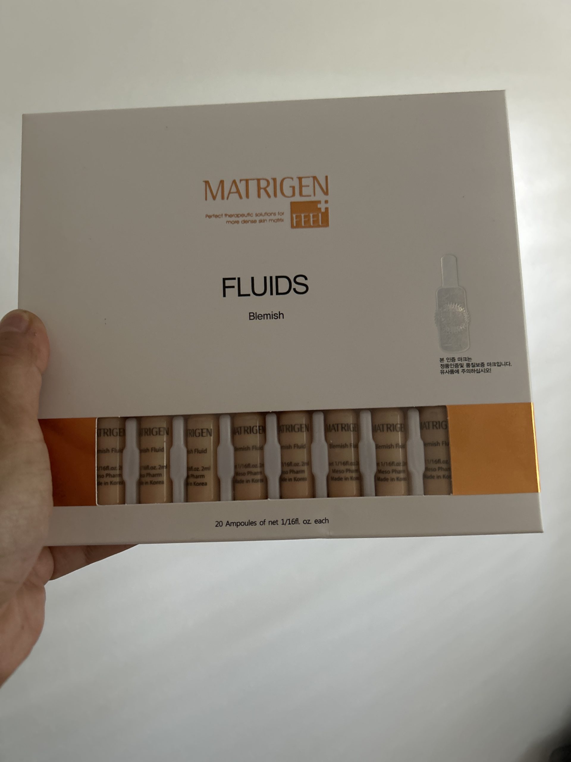 bb glow ampoule | Matrigen BLEMISH FLUID